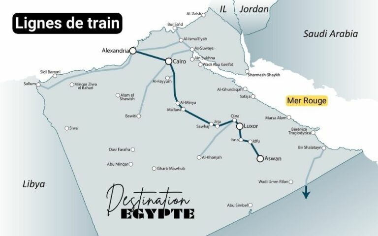 Voyage en train : Le Caire > Louxor > Assouan (Egypte 2025)
